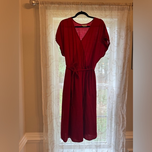 Universal Thread | Dresses | Universal Thread Linen Fauxwrap Dress ...